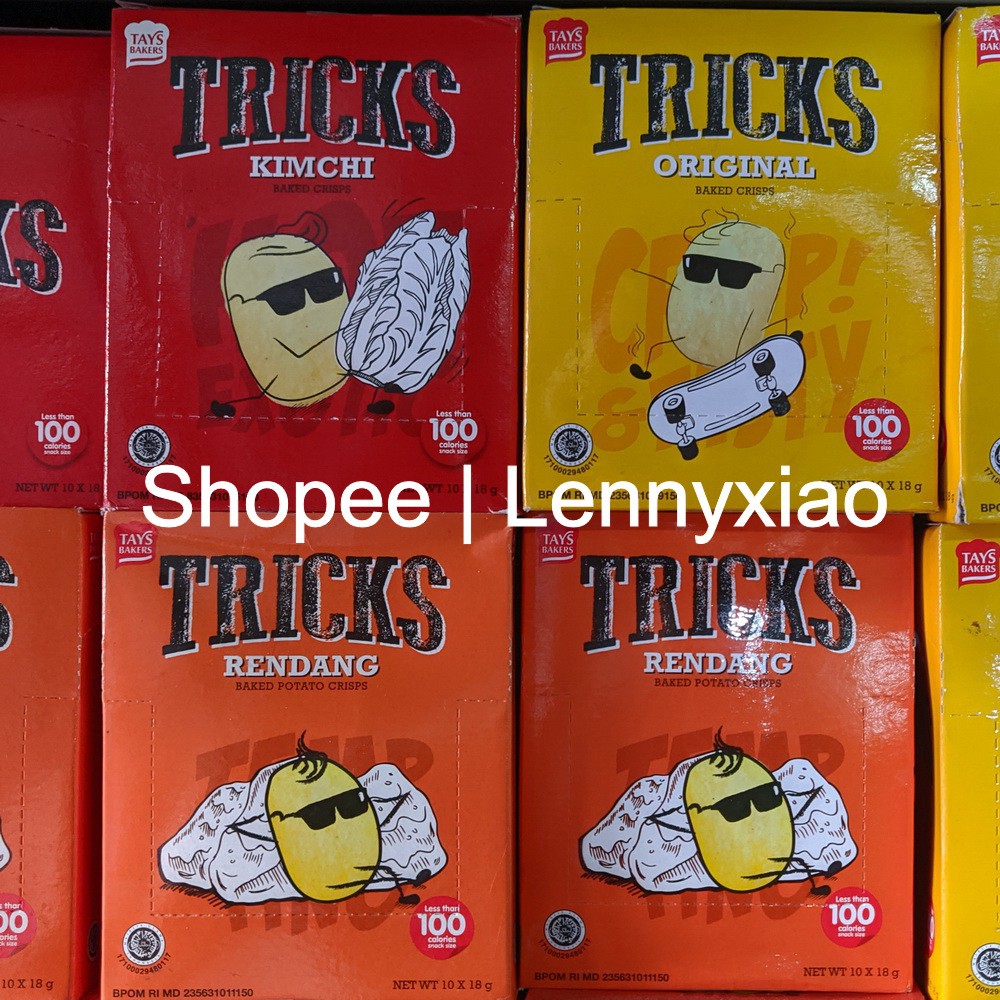 Jual Snack Potato Kentang TRICKS Kimchi Bulgogi Asian BBQ Rendang ...