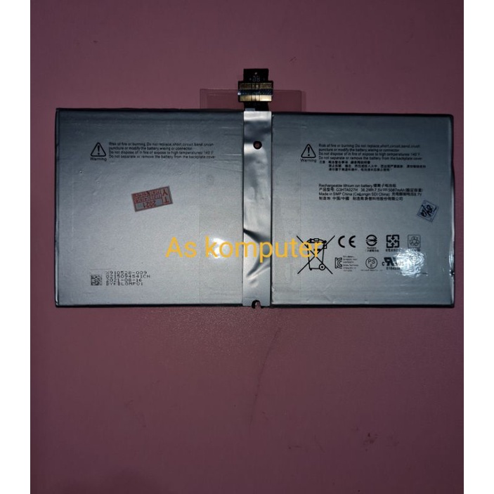 Jual Baterai Battery Microsoft Surface pro4 pro 4 G3HTA027H Original ...