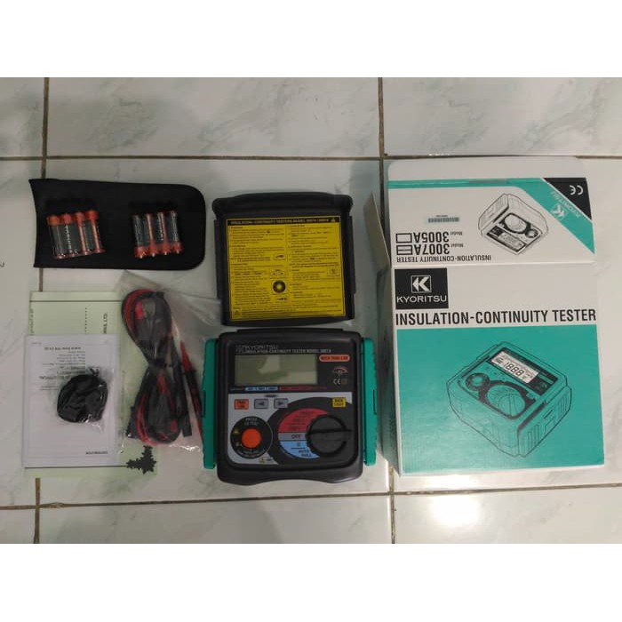 Jual kyoritsu 3005A digital insulation/continuity testers | Shopee ...