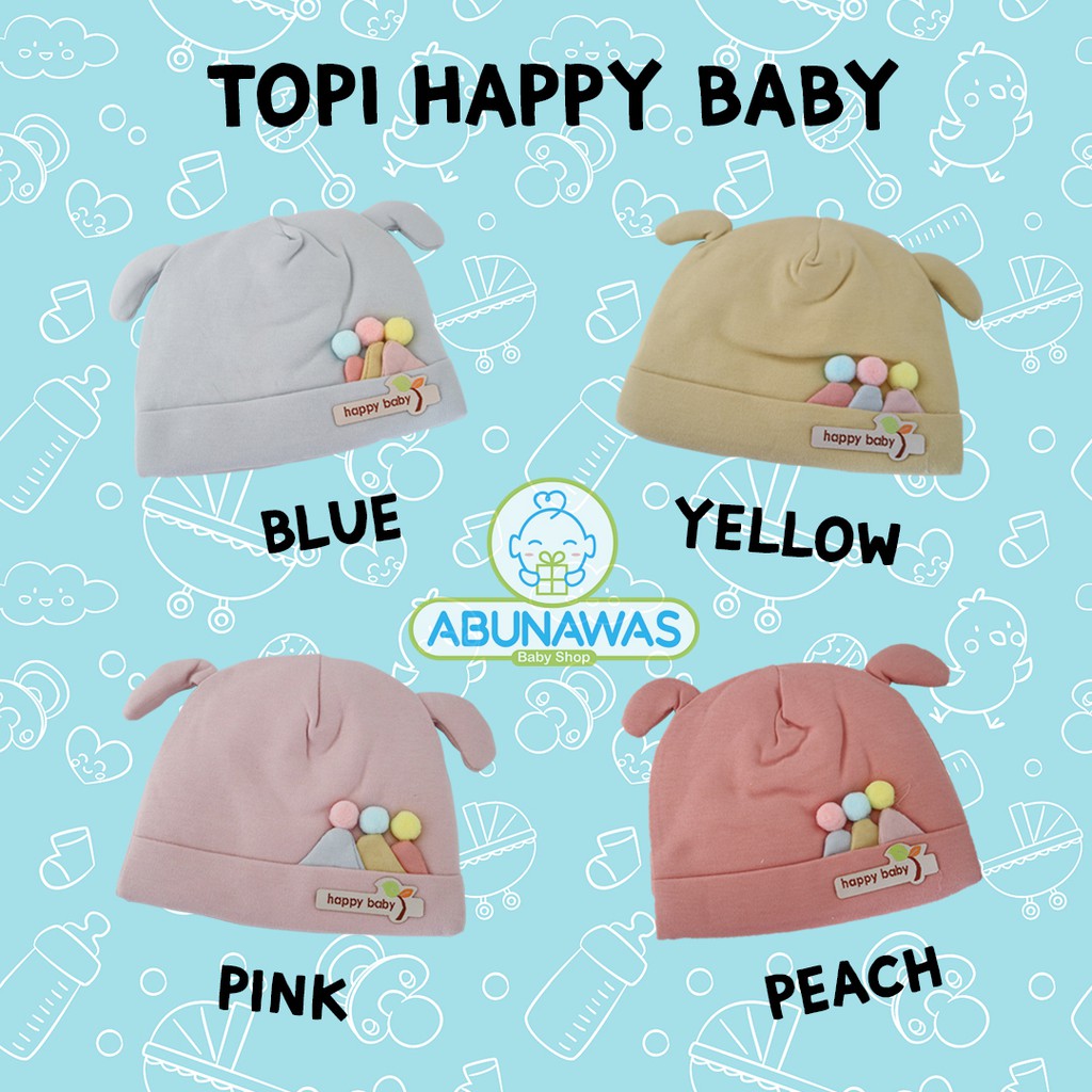 Jual Topi Bayi Newborn / Topi Baby Hat / Topi Newborn / Topi Kupluk ...