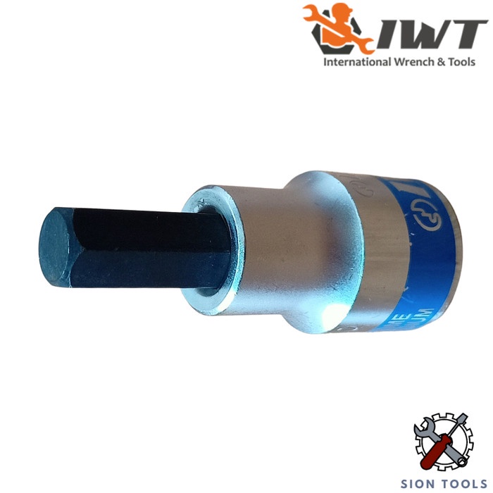 Jual IWT 1/2 INCH HEX BIT SOCKET 4 MM - 19 MM / HEXAGON BIT SOCKET ...