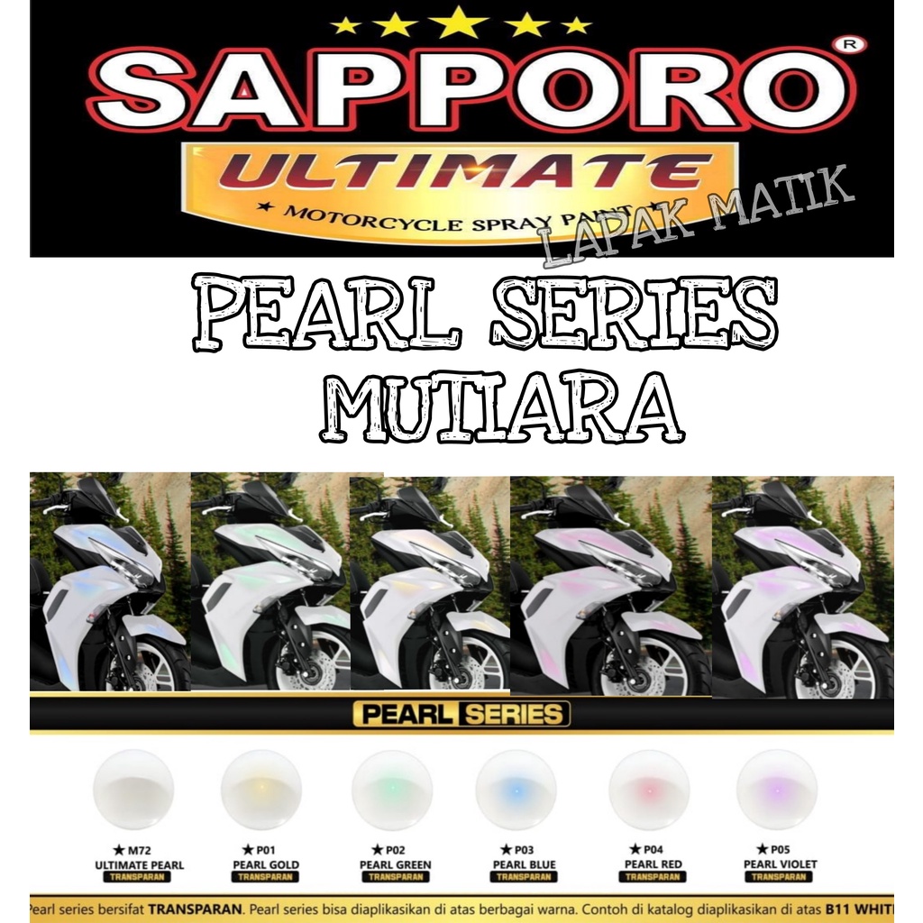 Jual Sapporo Ultimate PEARL SERIES P01 P02 P03 P04 P05 MUTIARA 400ml | Shopee Indonesia
