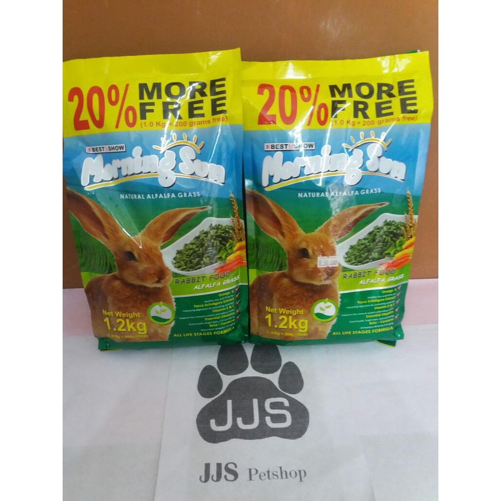 Jual Morning Sun Rabbit Food Alfafa Grass 1,2kg Makanan Kelinci Premium ...
