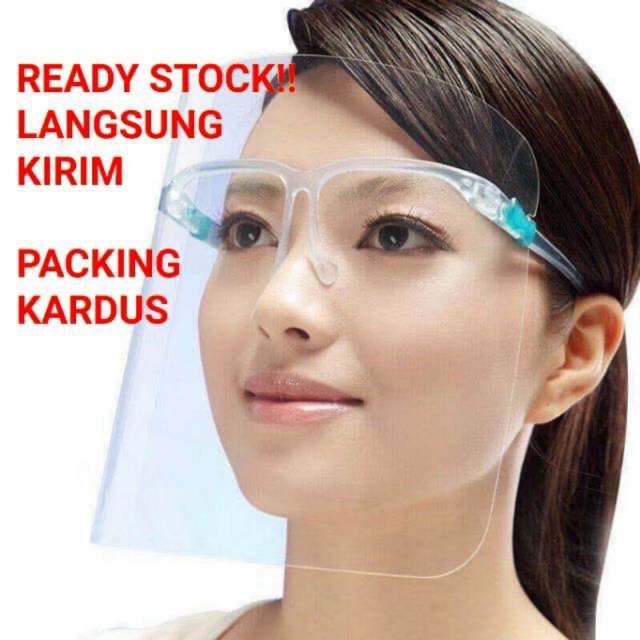 Jual Face shield kacamata Model Nagita Pelindung Wajah Face Shield kaca ...