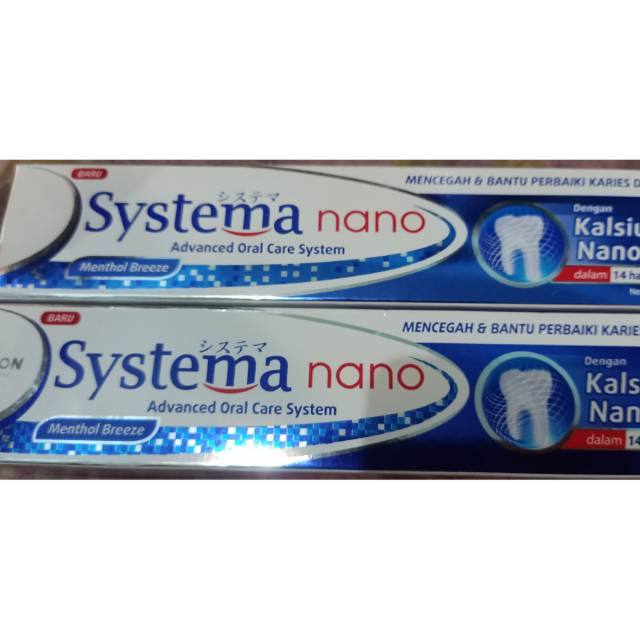 Jual Systema nano menthol breeze 190gr | Shopee Indonesia