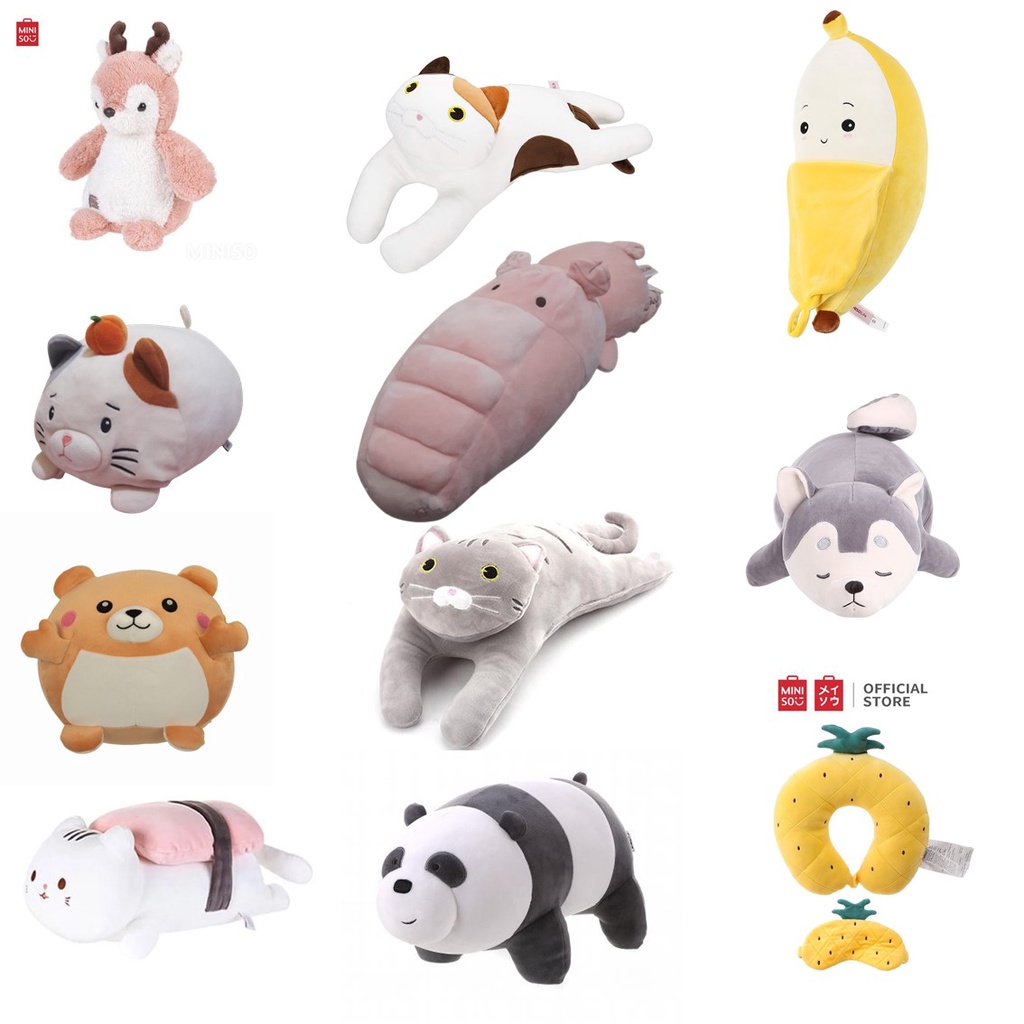 Jual Boneka kucing miniso // Boneka wbb miniso // Boneka miniso life ...