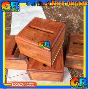 Jual KOTAK TISU SMALL/ TEMPAT TISU KAYU KECIL / BOX TISSUE / KOTAK TISU ...