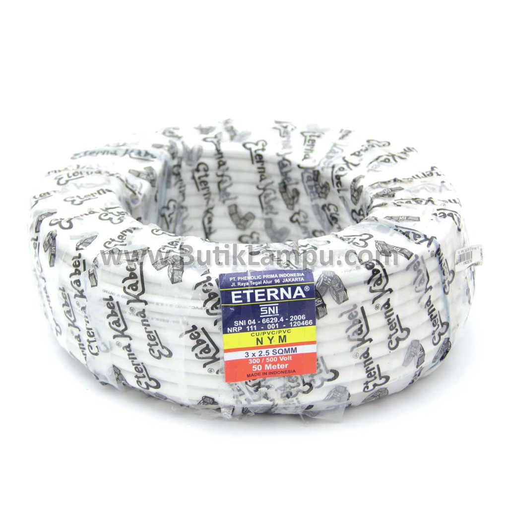 Jual Kabel Eterna NYM 3 x 2.5 (1 Roll) | Shopee Indonesia