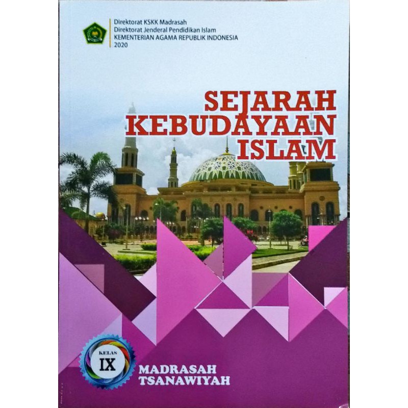 Jual Buku Sejarah Kebudayaan Islam SKI MTS kelas 9 versi DEPAG KMA 183 edisi 2020 | Shopee Indonesia
