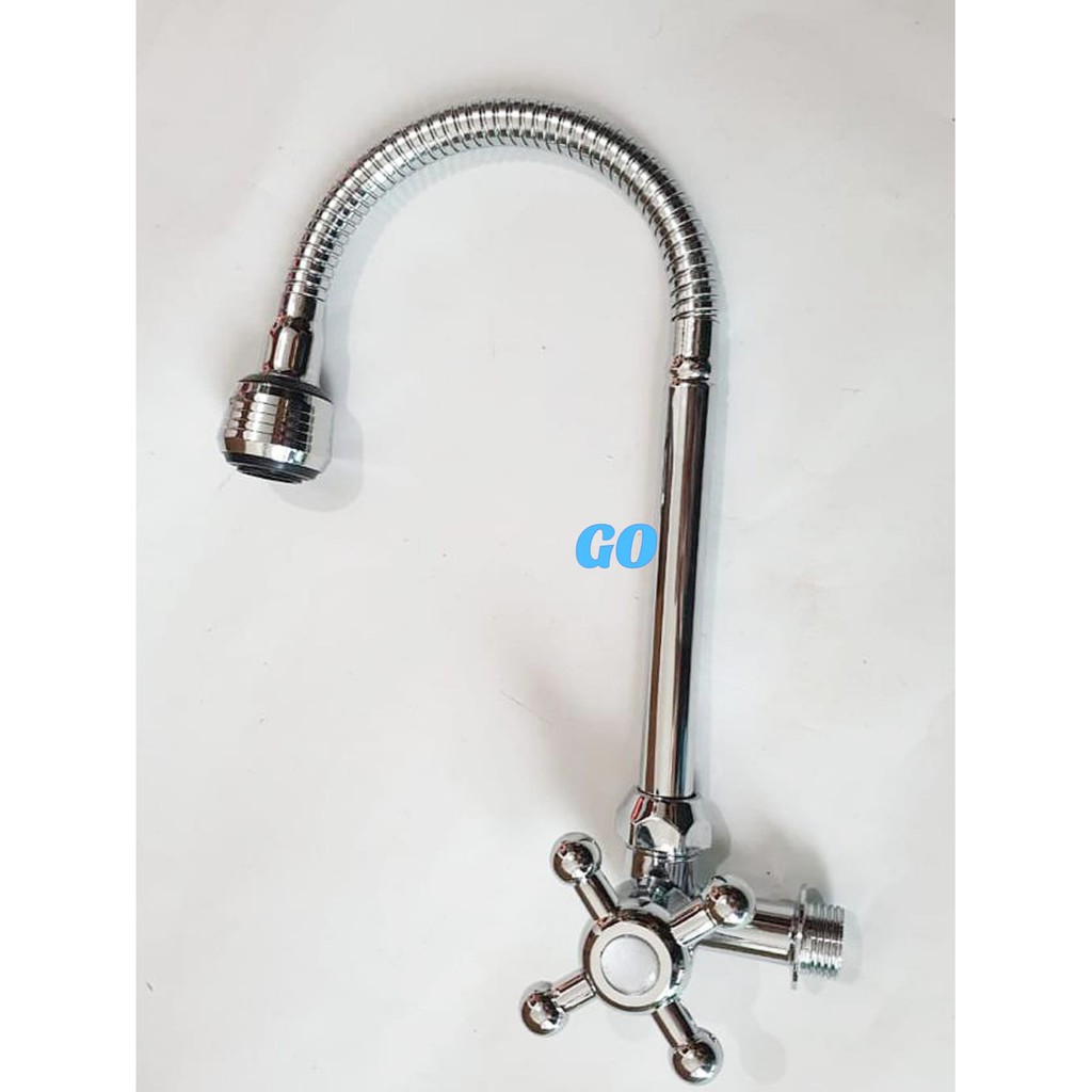 Jual Keran Angsa Kepala Kecil - Kran Tembok Dapur - Kran Angsa Bak Cuci ...