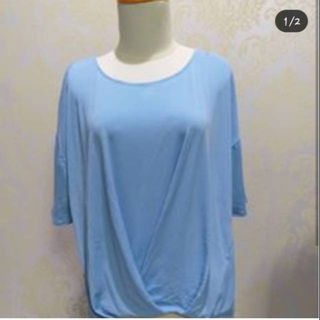 Jual Baju import biru muda | Shopee Indonesia