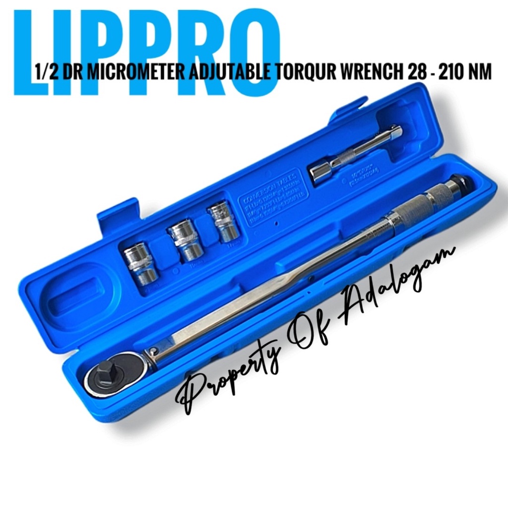 Jual LIPPRO 1/2 DR Kunci Torsi 28 - 210 NM Set - Kunci Momen Adjustable ... Jual LIPPRO 1/2 DR Kunci Torsi 28 - 210 NM Set - Kunci Momen Adjustable ...