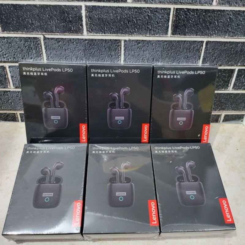 Jual LENOVO THINKPLUS LIVEPODS LP50 TRUE WIRELESS BLUETOOTH EARBUDS TWS ...
