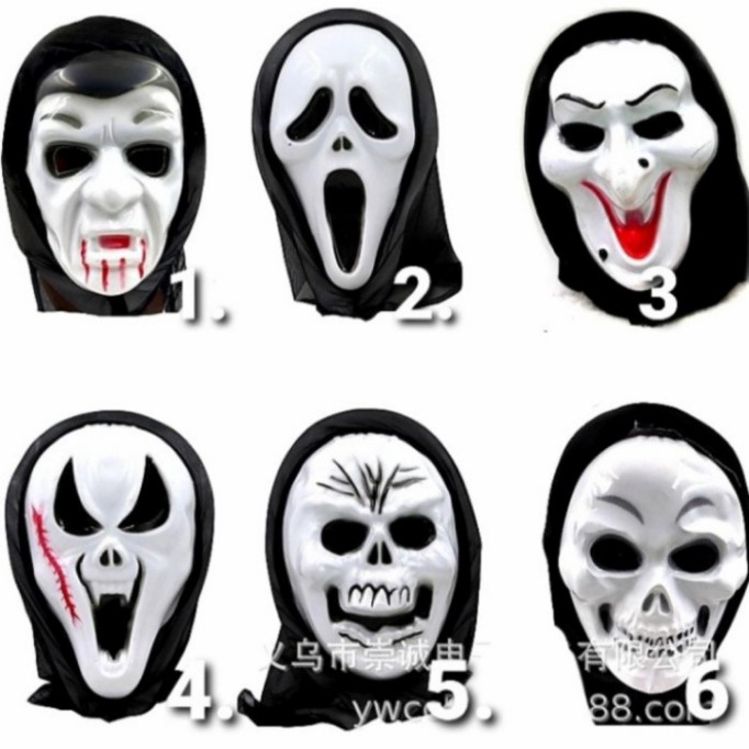 Jual Topeng Pesta Halloween Hantu Setan Ghost Mask Party | Shopee Indonesia