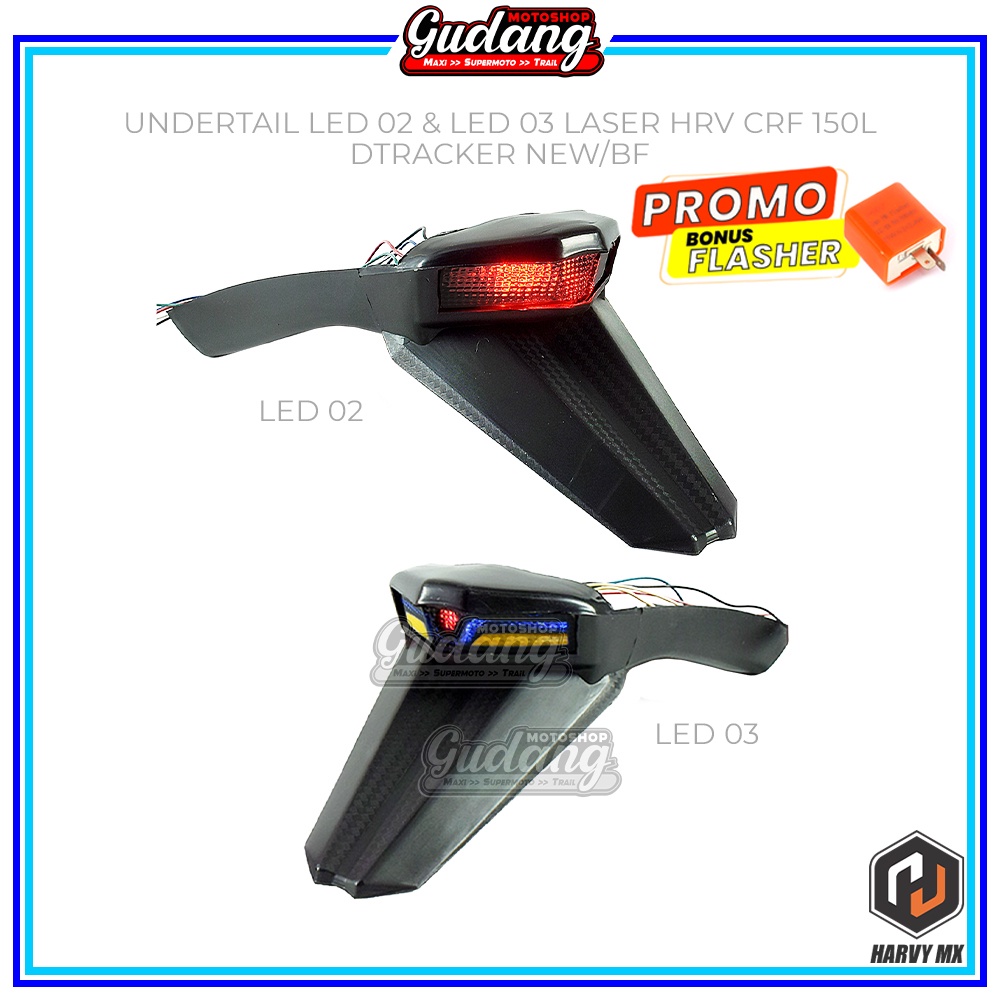 Jual Stoplamp HRV Undertail LED 02 LED 03 Sparkboard Slebor Belakang 3in1 02 Plus Flasher CRF ...
