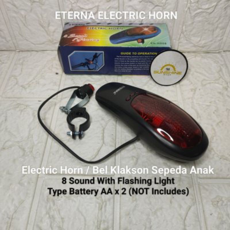 Jual Bel Klakson Electric Horn Sepeda Anak ETERNA 8 Sound | Shopee ...