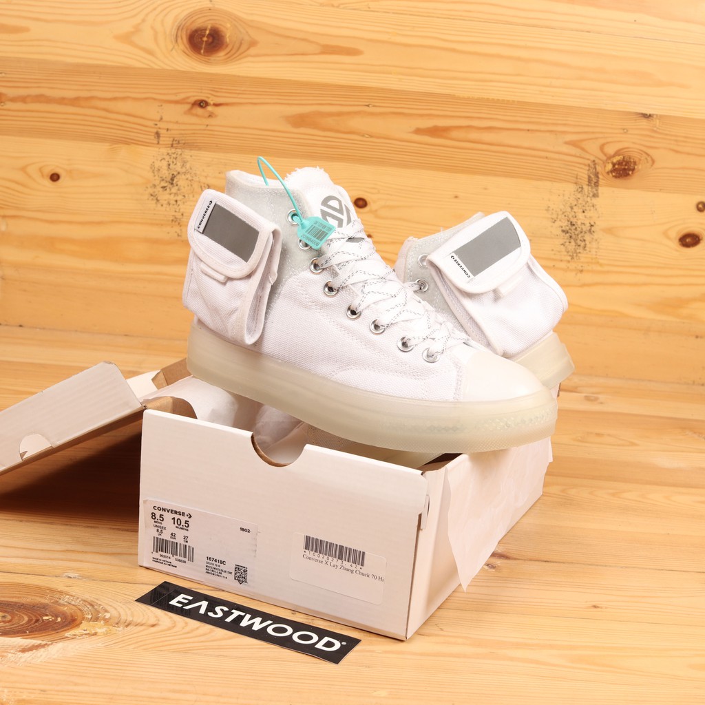 Jual Sepatu Converse X Lay Zhang Chuck 70 Hi White | Shopee Indonesia