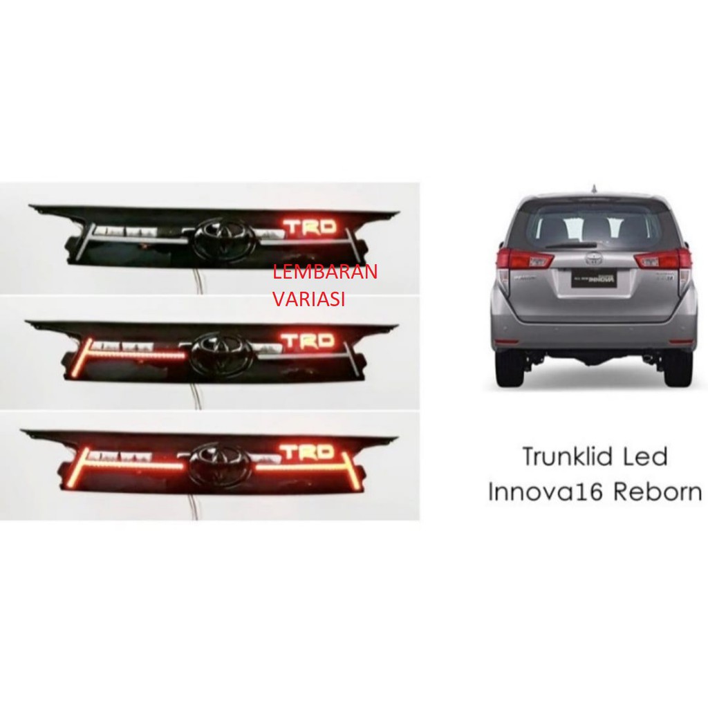 Jual Trunk Lid LED Innova Reborn 2016 TRD | Shopee Indonesia