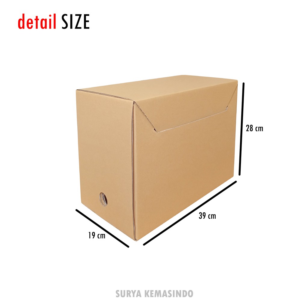 Jual Box File Tebal 39x19x28 Kardus/Box/arsip/ArsipBPJS/FileBPJS ...