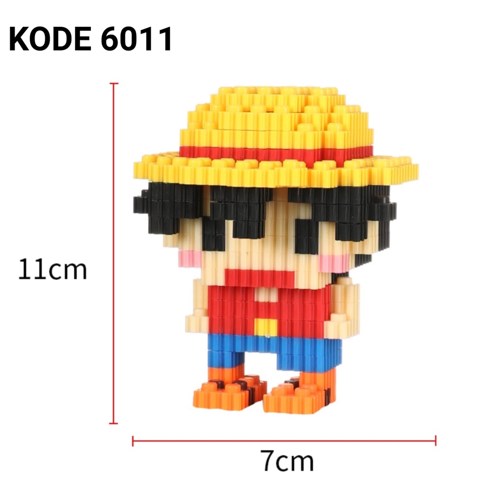 Jual ` dr Nano Block One Piece luffy Series mainan balok edukasi anak ...