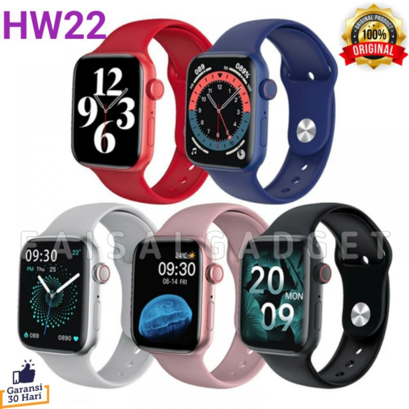 Jual SMARTWATCH IWO HW22 44MM COSTUME FOTO FAISALGADGET LAYAR FULL WATCH 6 SERIES 6 WATCH6 ...