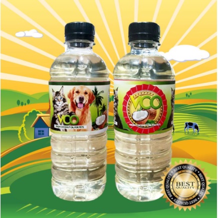 Jual VCO BOTOL 450 - Minyak Kelapa VCO Obat Jamur Scabies Diare Kucing ...