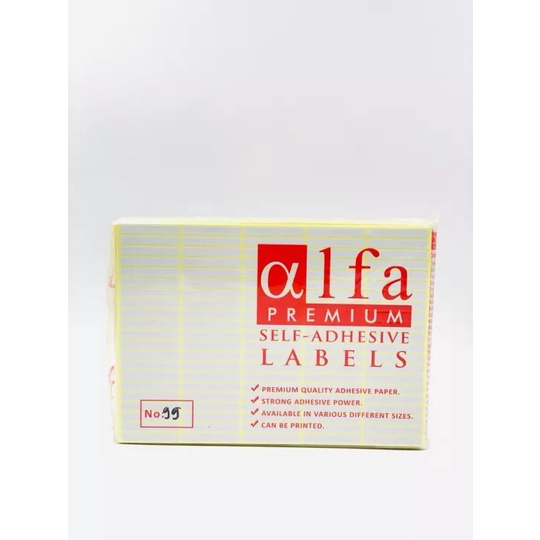Jual ALFA LABEL NAMA UNDANGAN NO 99 / 5 mm x 36 mm | Shopee Indonesia