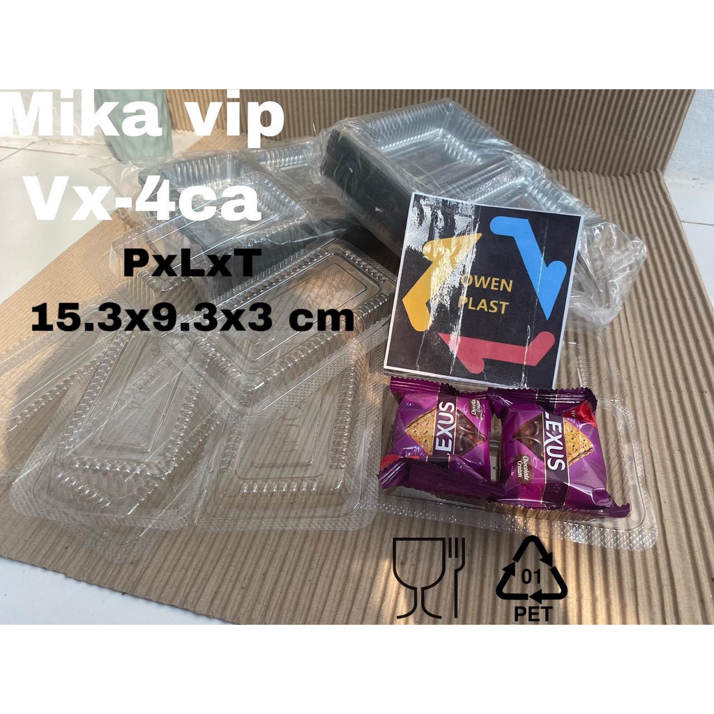 Jual MIKA KUE/MIKA JAJAN PASAR/ MIKA BOLU MEREK VIP BOX TEBAL MIKA KUE UK VX4CA MAKNYUSS ISI 100 ...
