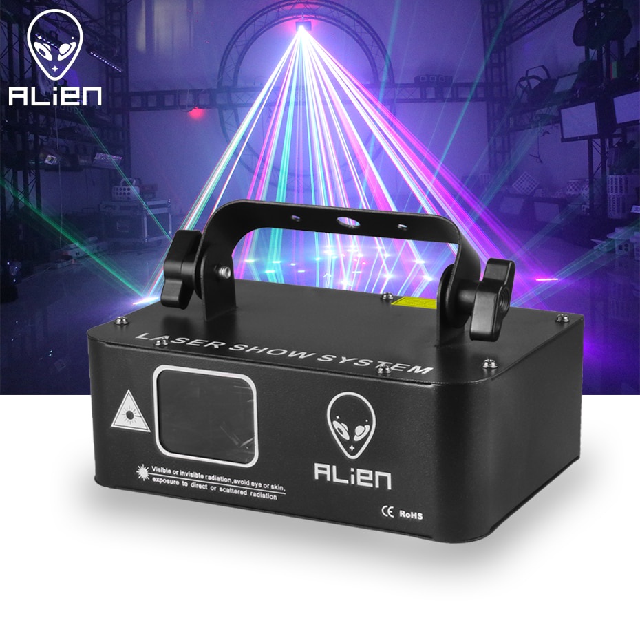 Jual 500mw RGB Laser Beam Line Scanner Projector DJ Disco Stage ...
