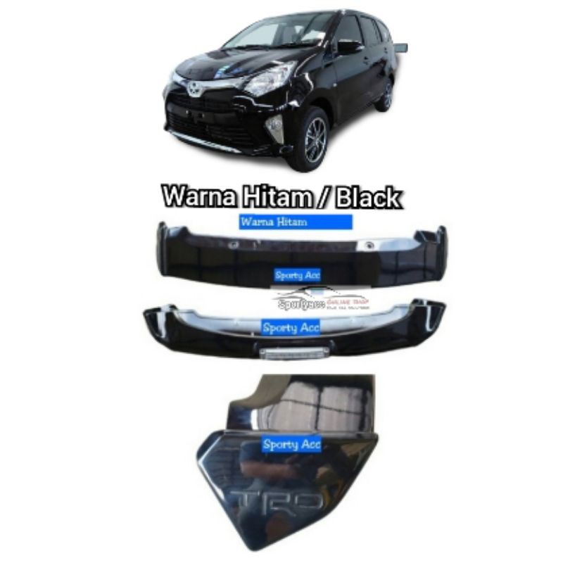 Jual Spoiler calya sigra model luxury trd dan luxury GR sport | Shopee ...