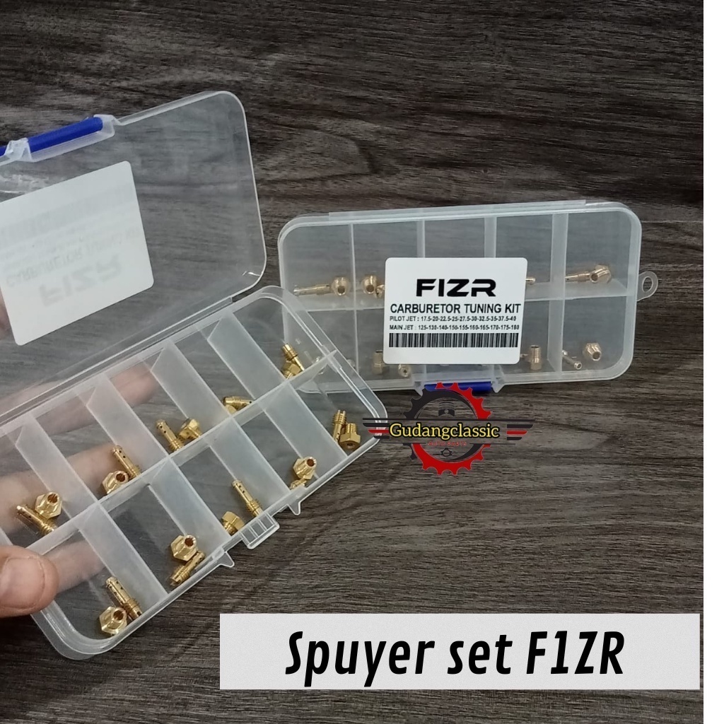 Jual Spuyer FIZR set Force 1 pilot jet dan MAIN JET F1ZR isi 10 SET ...