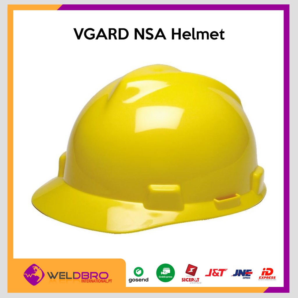 Jual Safety Helmet Topi Proyek VGard NSA Kuning Hijau Biru Topi ...