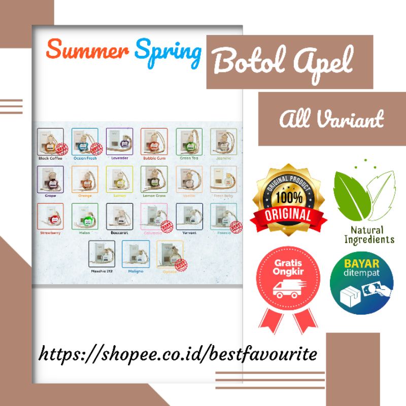 Jual Pengharum Ruangan / Toilet / Lemari / Mobil / Kamar Tidur Summer ...