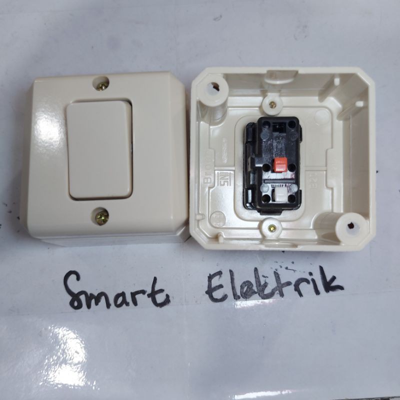 Jual Saklar Engkel/ Saklar Satu/ Saklar Tunggal OB/Pemasangan Luar ...