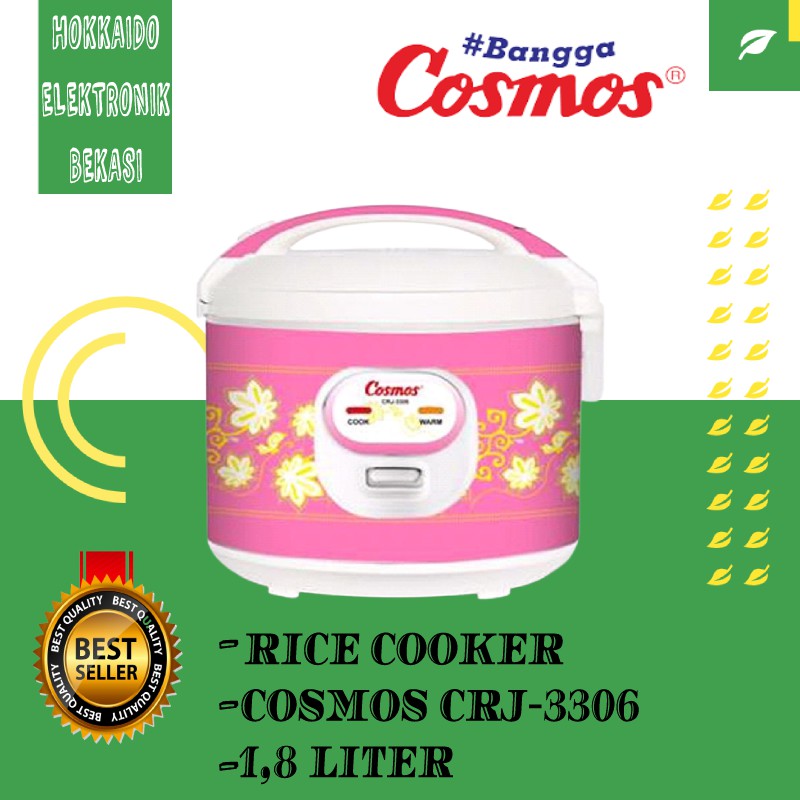 Jual RICE COOKER / MAGIC COM COSMOS CRJ-3306 | Shopee Indonesia