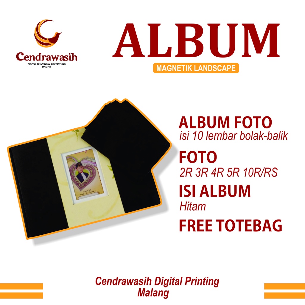 Jual ALBUM FOTO/ALBUM MAGNETIK LANDSCAPE UKURAN 4R,5R10R/RS FREE ...