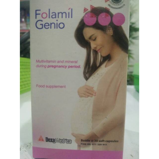 Jual Folamil Genio botol isi 30 kapsul | Shopee Indonesia
