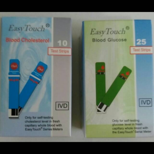Jual Stik Easy Touch Paket kolesterol,Glucose | Shopee Indonesia