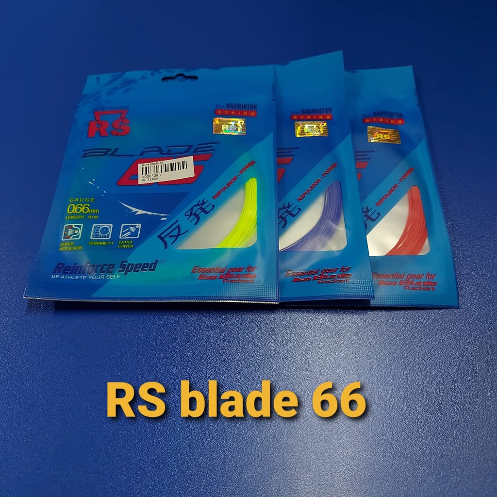 Jual Senar badminton/bulu tangkis RS/Reinforce speed blade 66 | Shopee ...