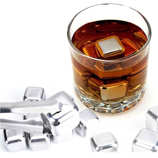 Jual Reusable Stainless Steel Ice Cube Es Batu Stainless - Electronics ...