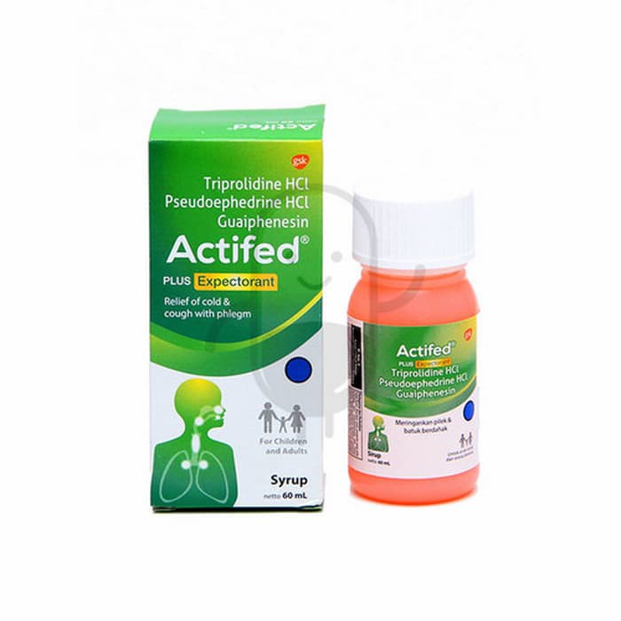 Jual Actifed Syrup (KUNING) 60 Ml, Actifed Syrup (MERAH) 60 - Mengatasi ...