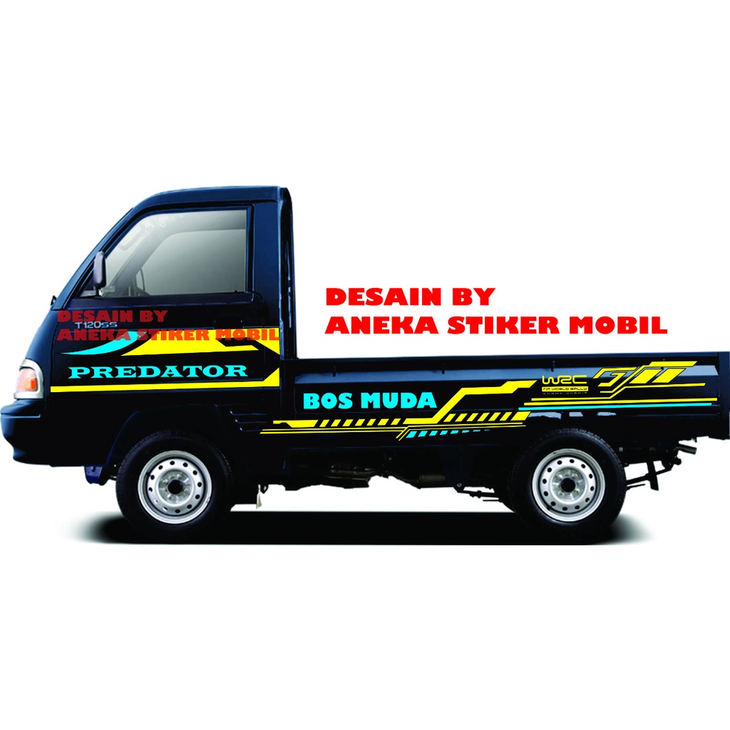 Jual stiker mobil pick up tss stiker mobil pick up t120ss terbaru ...