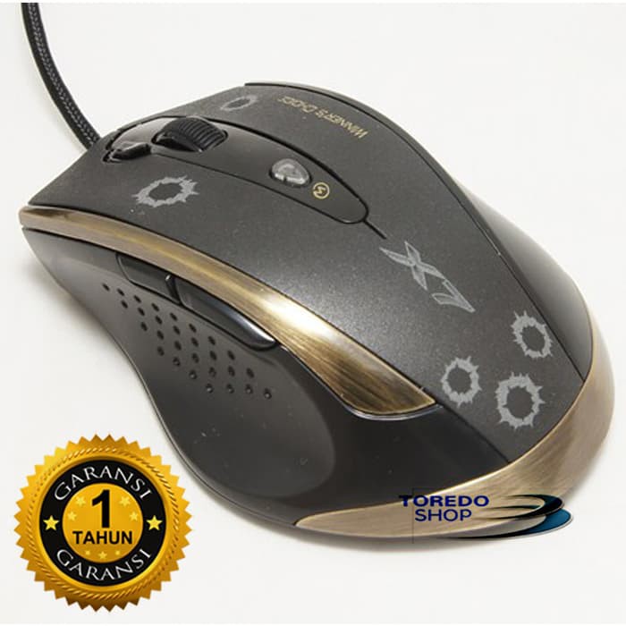 Jual JUAL A4Tech Gaming Mouse X7 F3 V-Track Macro Onboard-Memory ...