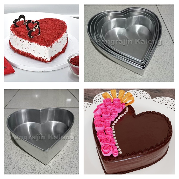 Jual Loyang Love / Loyang Hati / Loyang Tart Cake / Heart Pan (Tinggi 5 ...