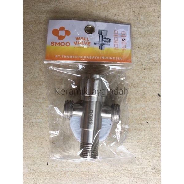 Jual SMCO DS43B DS 43 B STOPKRAN STOP KRAN CABANG GANDA DUA 2 TOILET KRAN AIR KRAN SHOWER TOILET ...