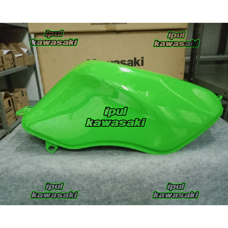 Jual tangki tengki ninja 150 rr new old hijau solid terang original ...