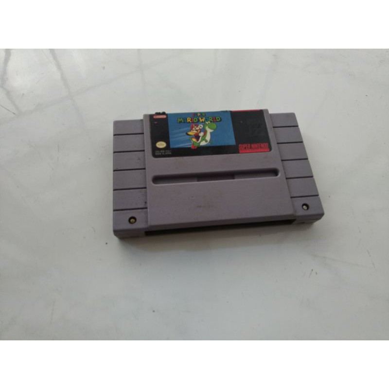 Jual Kaset Super Nintendo SNES Super Mario World Original | Shopee ...