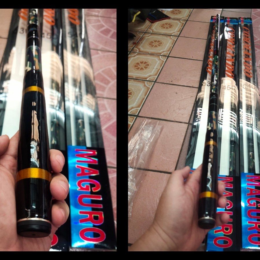 Jual tegeg pancing baronang maguro commando 450 540 630 joran tegeg laut | Shopee Indonesia