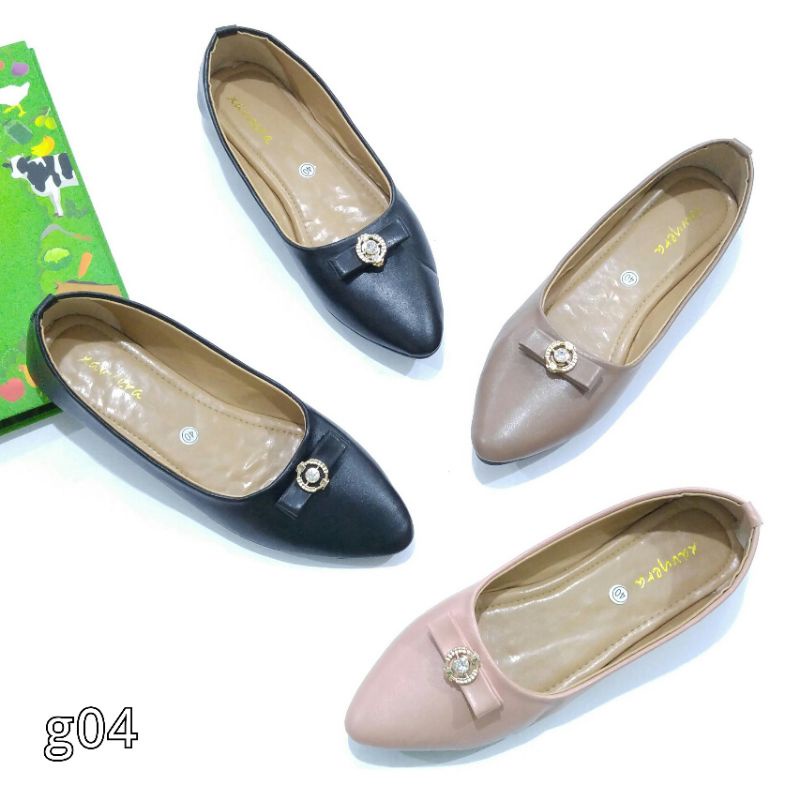 Jual BIG SALE CUCI GUDANG Borneo Sepatu Wanita Flat Flatshoes Sepatu ...