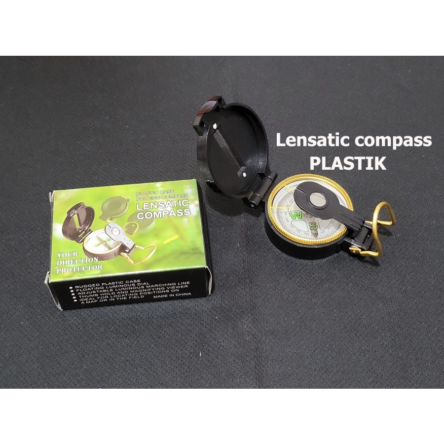Jual Kompas Lensa bidik plastik / Compass Lensatic Bidik PLASTIK ...
